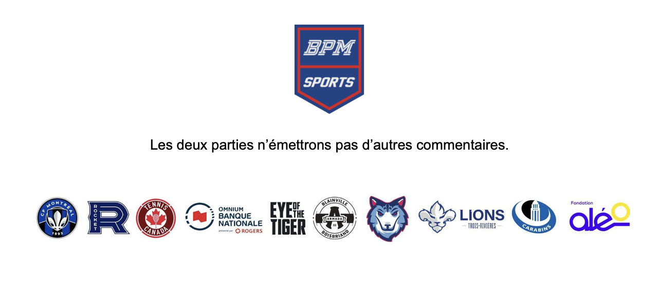 Communiqué - BPM Sports